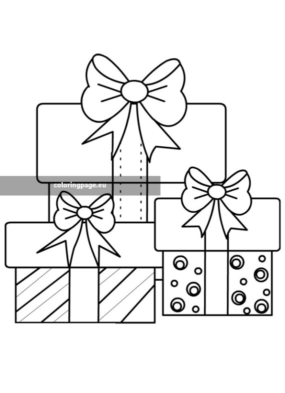 Presents | Coloring Page