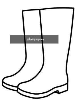 Rubber boots | Coloring Page