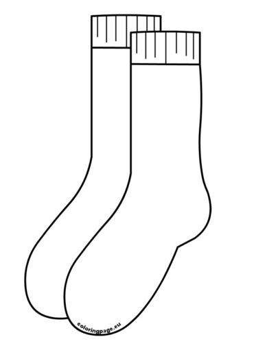 Wool socks | Coloring Page
