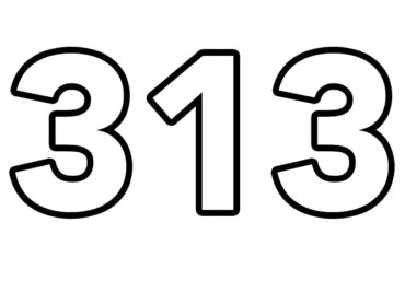 313 number | Coloring Page