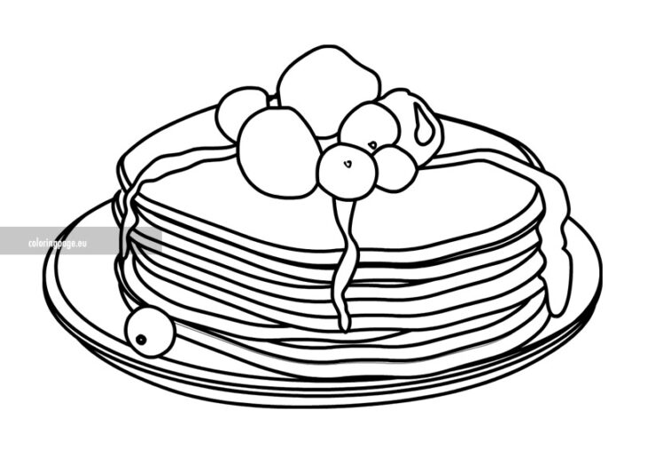 Pancake | Coloring Page