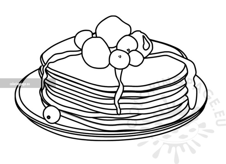 Pancake | Coloring Page