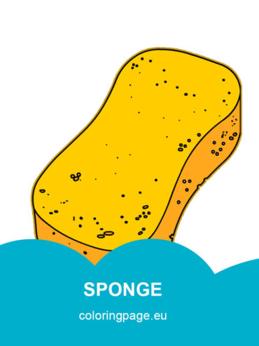 Bath sponge | Coloring Page
