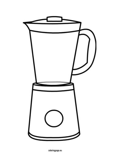 Blender | Coloring Page