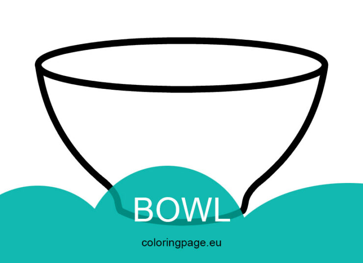Bowl | Coloring Page
