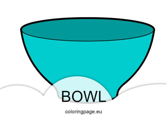 Cereal bowl | Coloring Page