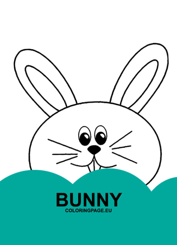 Bunny face | Coloring Page