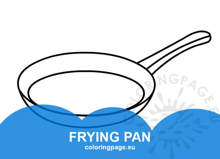Frying pan | Coloring Page