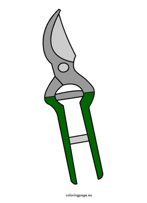 Garden Pruner | Coloring Page