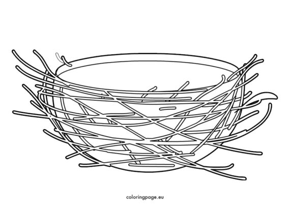 Nest | Coloring Page