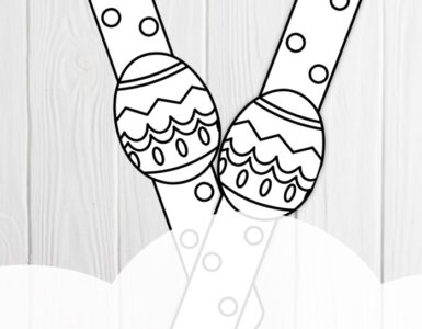 Free Easter Card | Coloring Page