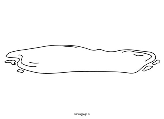 Puddle | Coloring Page