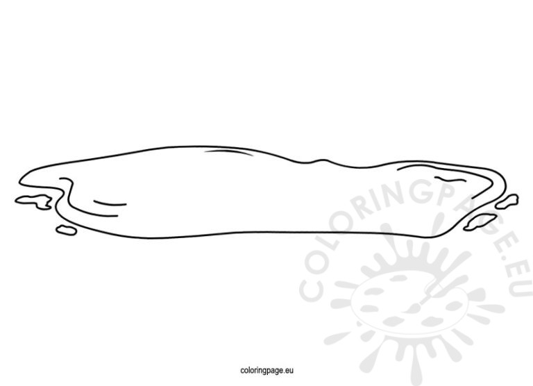 Puddle | Coloring Page