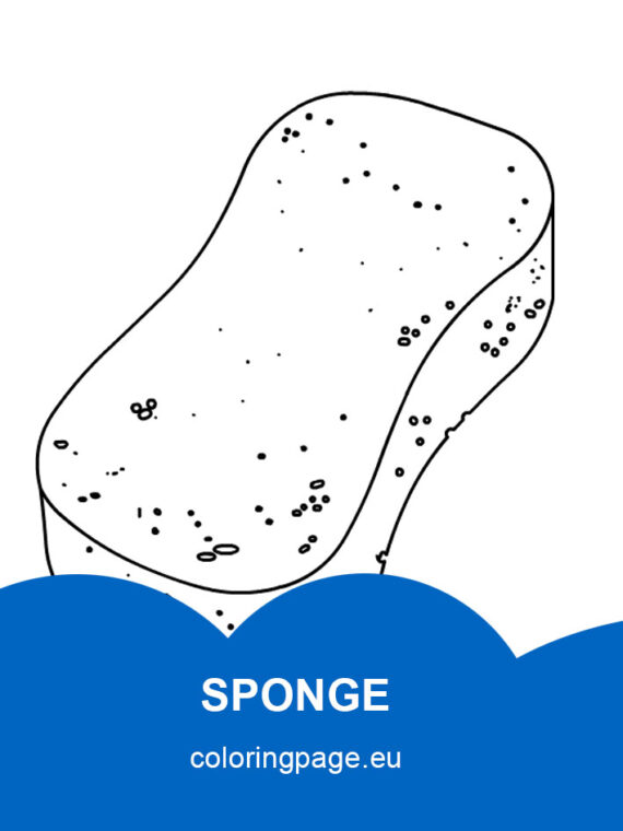 Sponge | Coloring Page