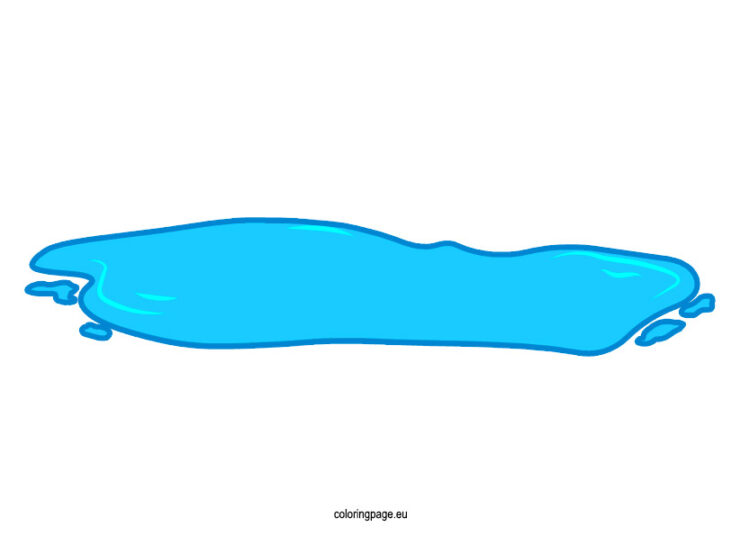 Water puddle | Coloring Page