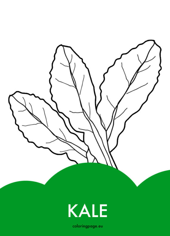 Kale | Coloring Page