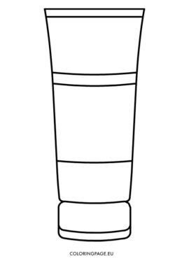 Sunscreen | Coloring Page