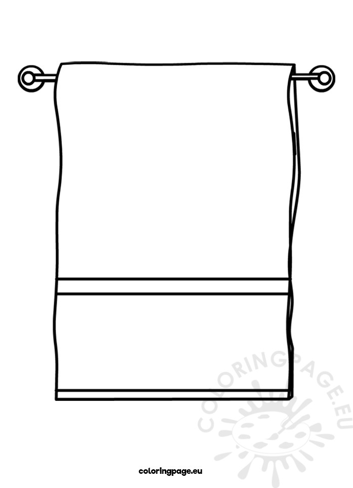 Towel | Coloring Page