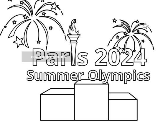 Paris 2024 | Coloring Page