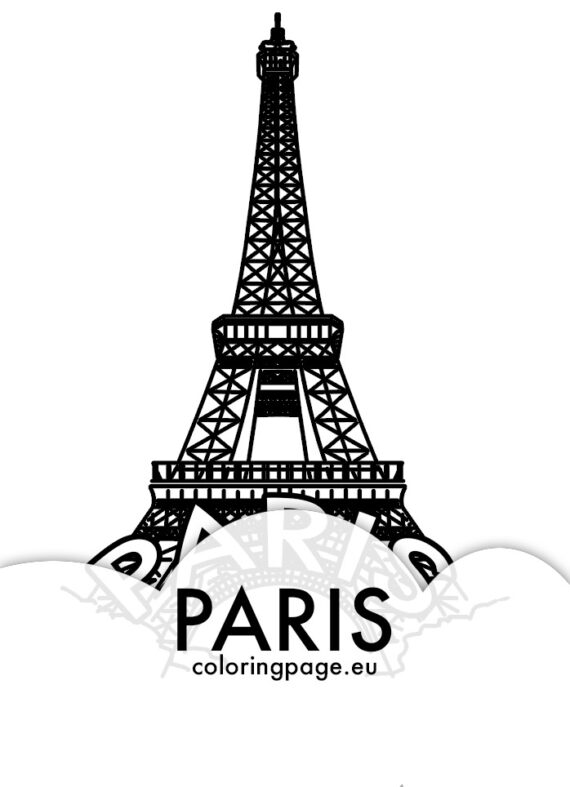 Paris coloring page | Coloring Page