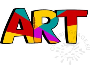 Printable Art word | Coloring Page