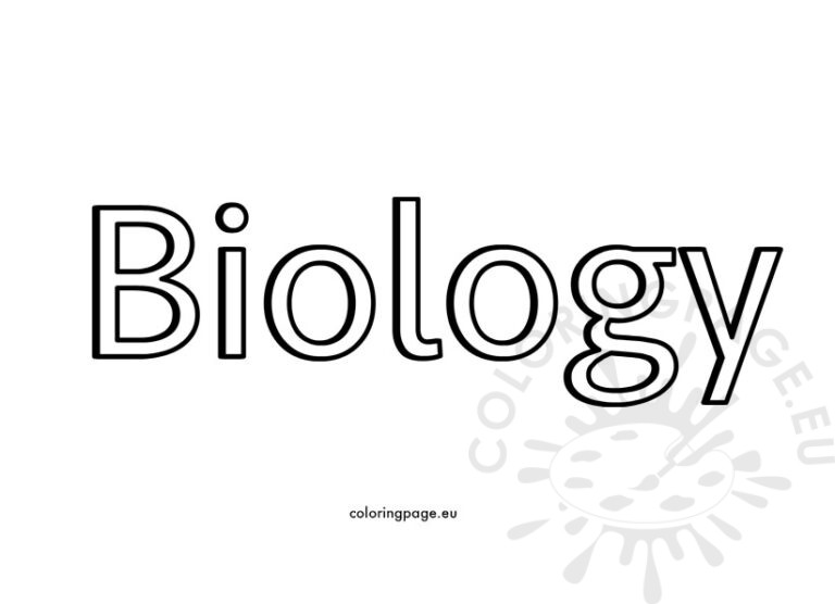 Biology | Coloring Page
