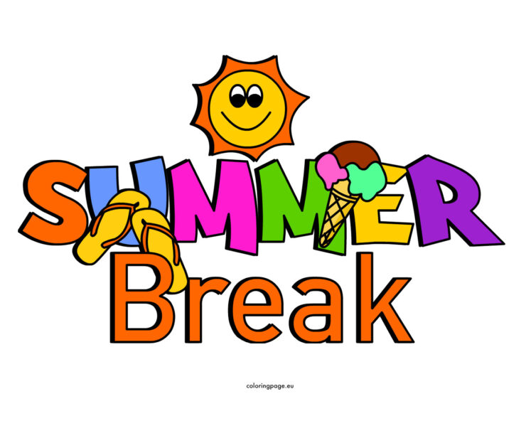 Summer Break | Coloring Page