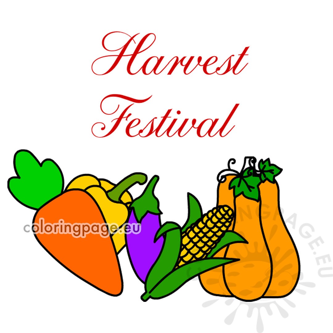 Autumn Harvest Festival | Coloring Page