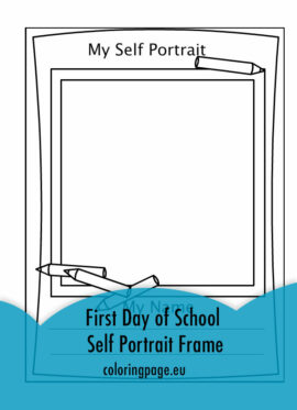 My Self Portrait | Coloring Page