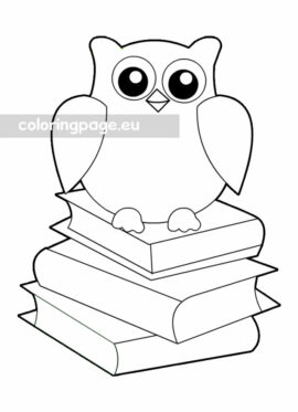 Owl school | Coloring Page