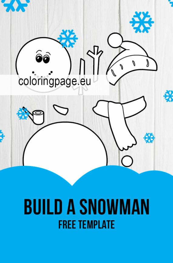 Build a Snowman | Coloring Page