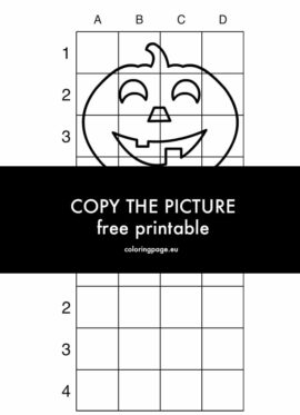 Halloween Grid Copy | Coloring Page