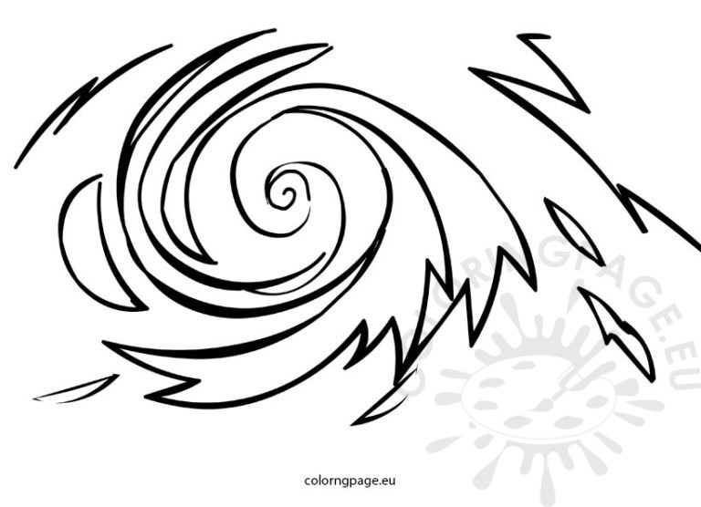 Hurricane | Coloring Page