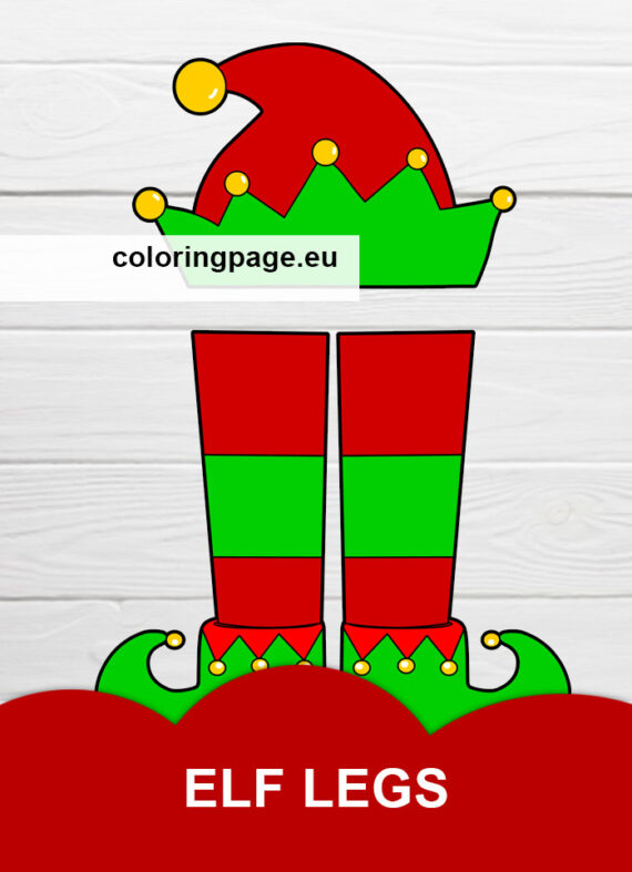 Elf legs | Coloring Page