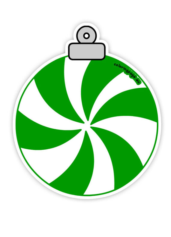 Peppermint swirl | Coloring Page