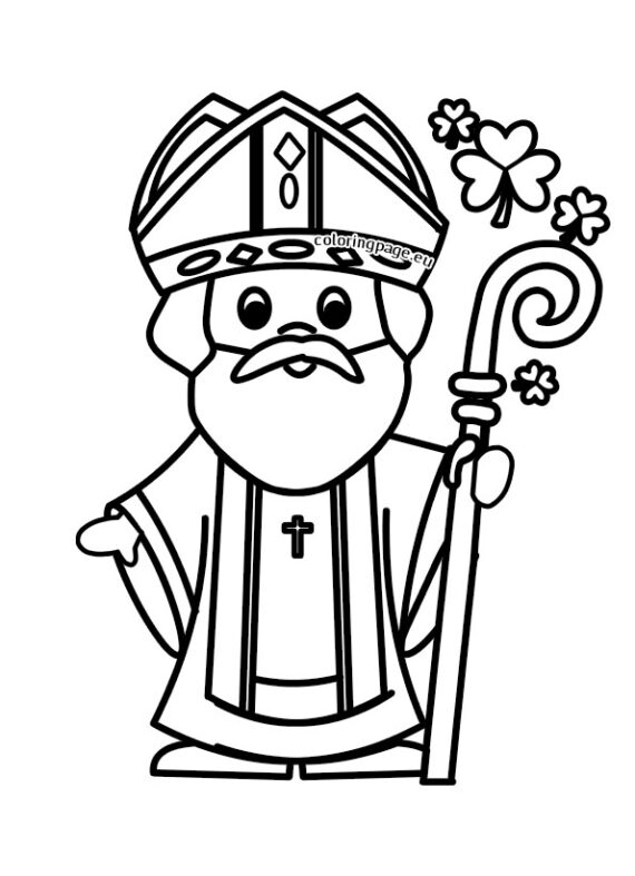 Saint Patrick | Coloring Page