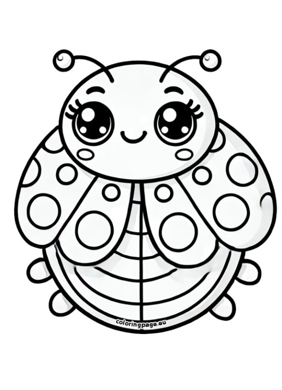 Big ladybug | Coloring Page