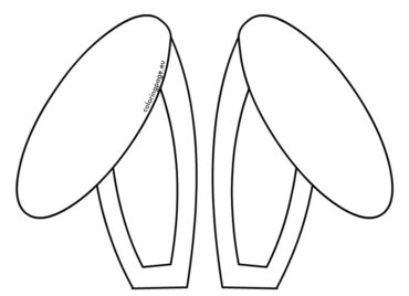 Floppy Bunny Ears | Coloring Page
