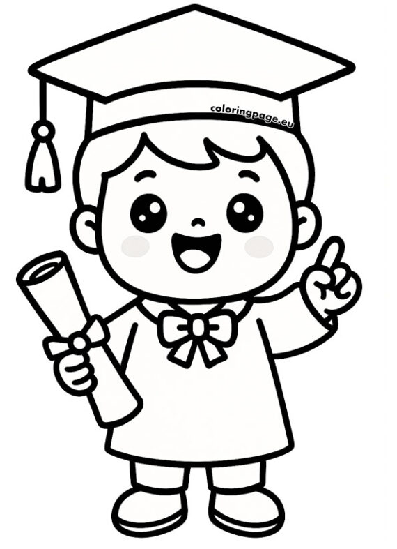 Graduation | Coloring Page