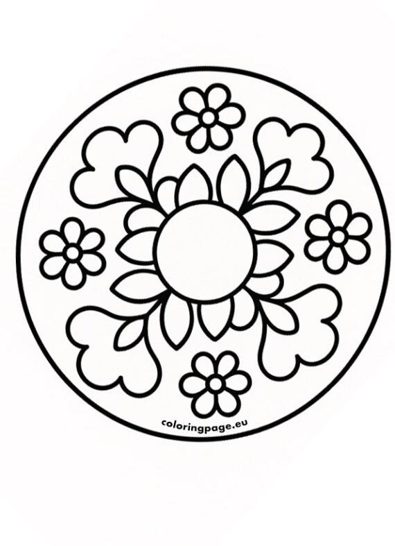 Mandalas for Seniors | Coloring Page