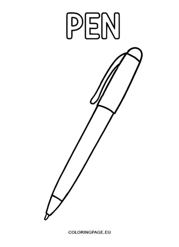 Pen | Coloring Page