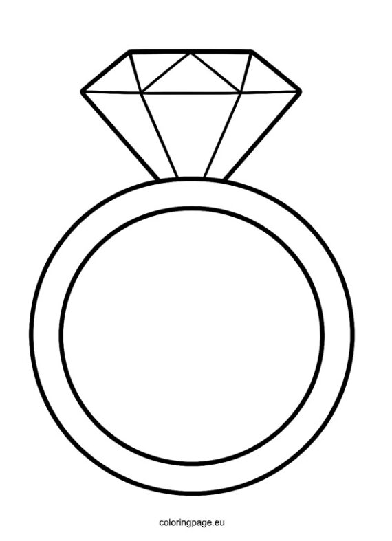Ring template | Coloring Page