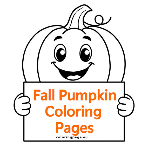 Fall pumpkin coloring pages | Coloring Page