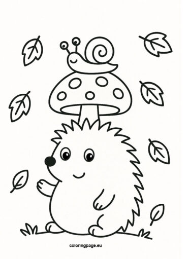 Funny Forest Friends | Coloring Page