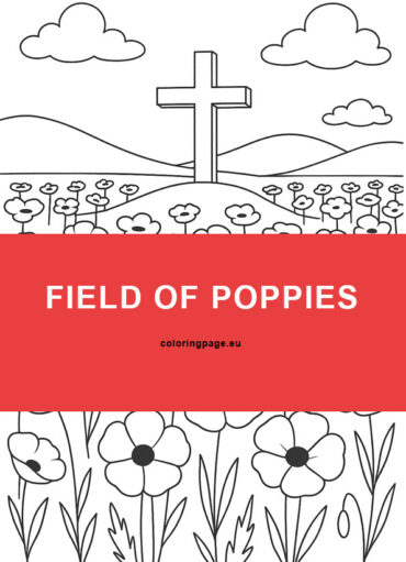 Field of Poppies | Coloring Page