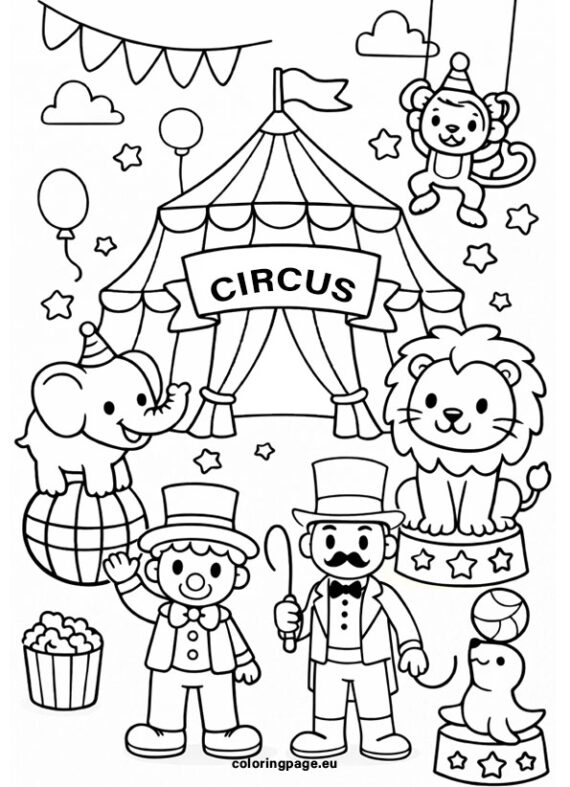 Circus | Coloring Page