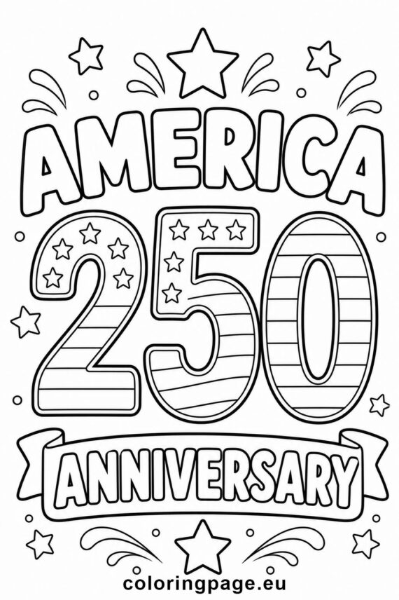 America 250 | Coloring Page