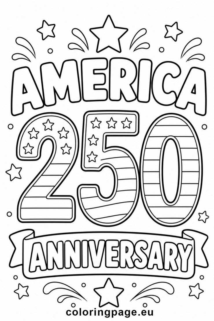 America 250 | Coloring Page
