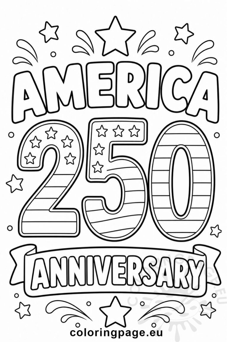 America 250 | Coloring Page